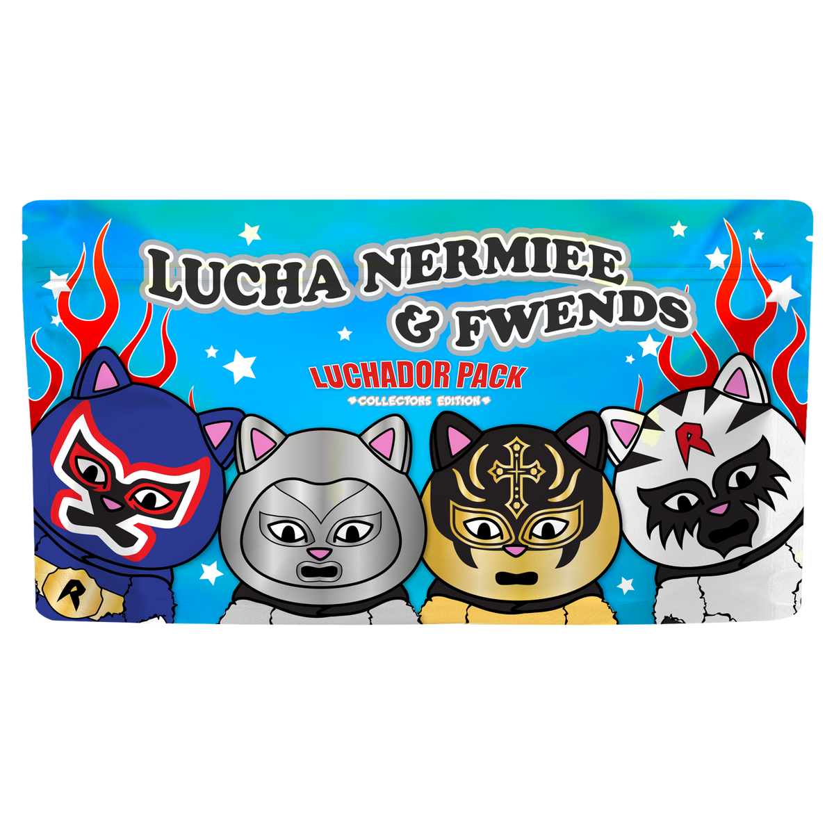 RIPNDIP LUCHA NERMIEE Keychain 4-Pack – The Vault Fingerboards