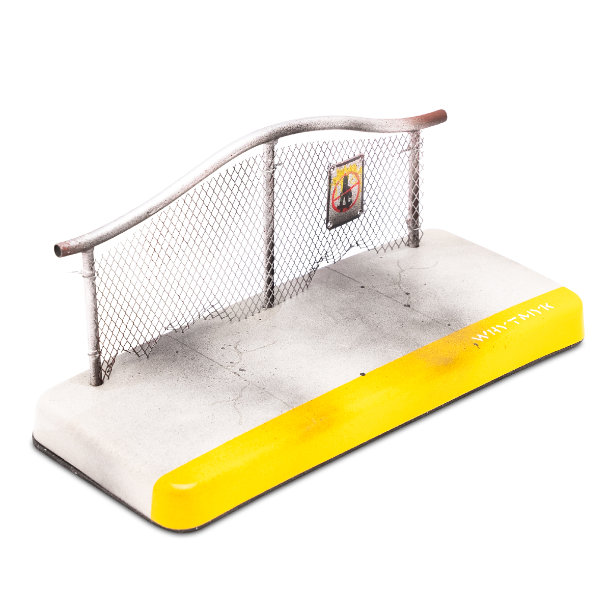 WhytMykConcrete Fingerboard Ramp - Wave Fence with Sidewalk – The Vault ...