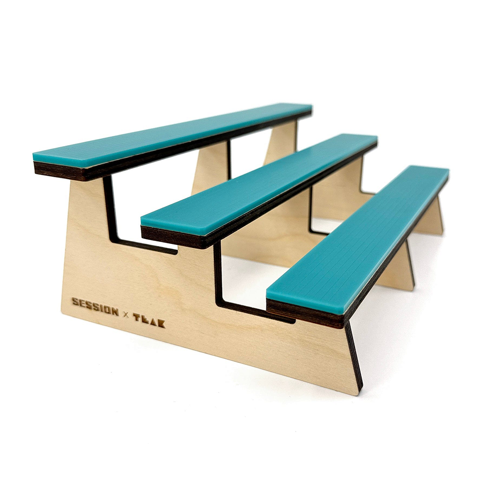 Teak Tuning Fingerboard Ramp - The Bleacher w/ Acrylic Surface – The ...