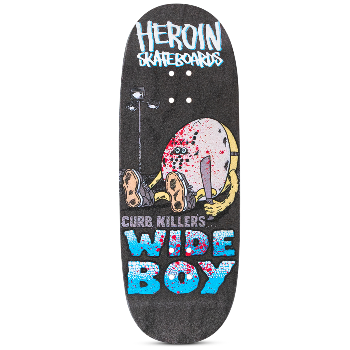 Close Up x Heroin Skateboards Fingerboard Deck - Curb Killers Wide Boy ...